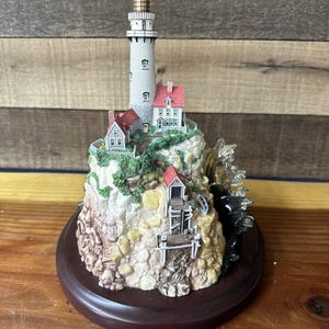 Lenox Lighthouse Decorative Collectible "light at Land's End" 1998 - Etsy