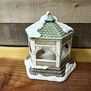 Vintage 1990 Geo Z Lefton Colonial Village Town Center Gazebo - Etsy