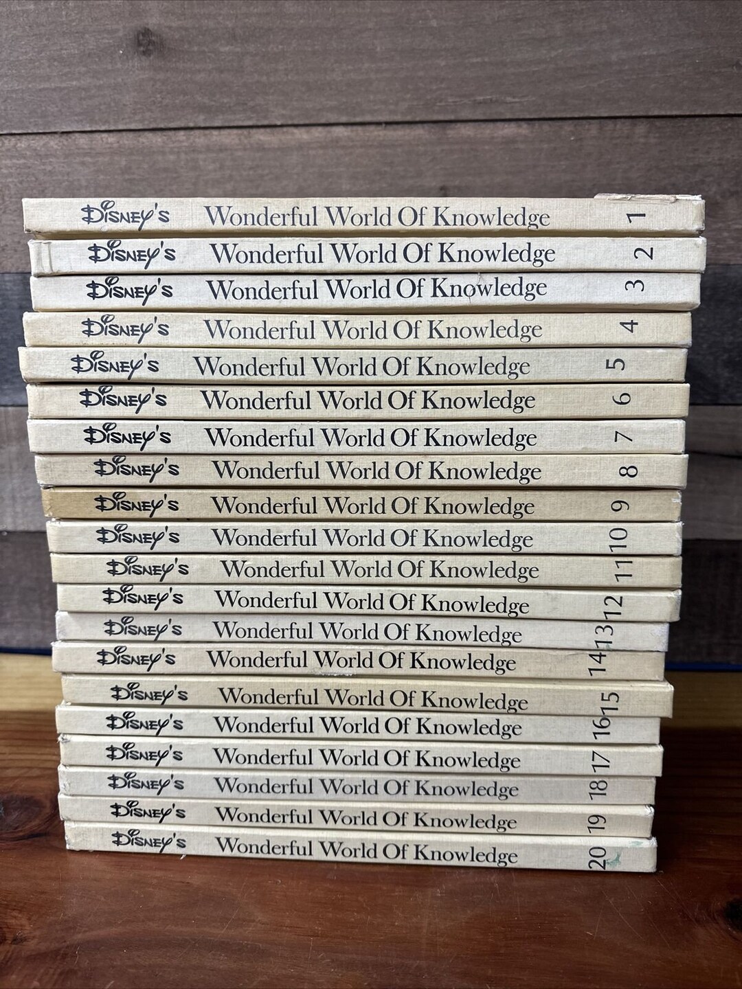 Disney's Wonderful World of Knowledge 1973 Complete Set Volume 1-20 ...