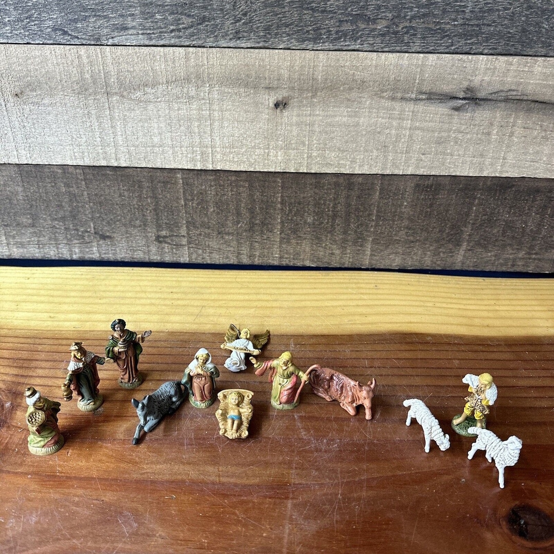 Nativity Set No Manger Set of 12 - Etsy