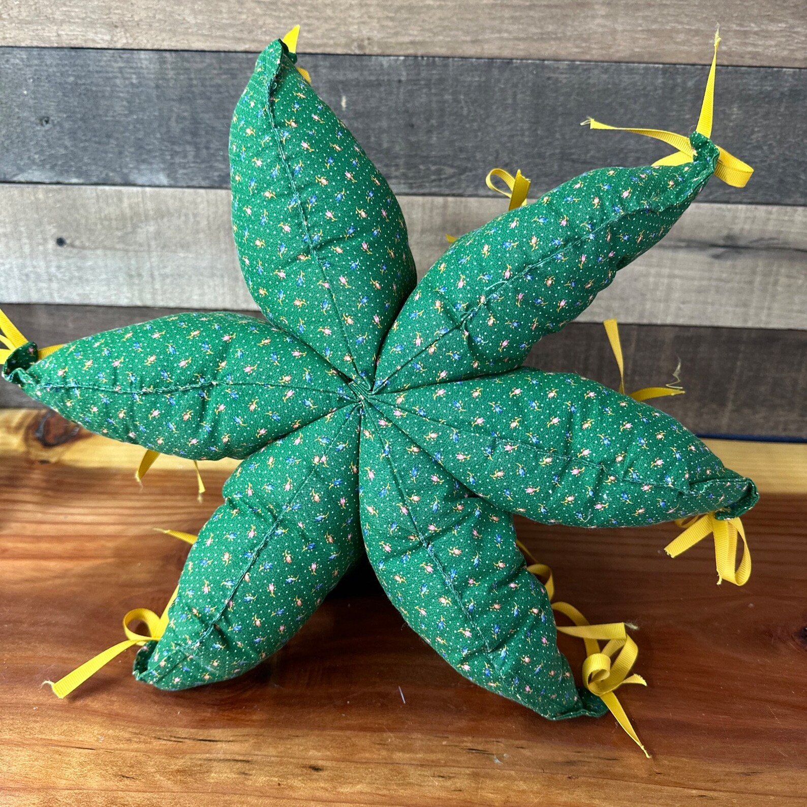 Vintage Handmade Stuffed Christmas Tree With Ribbons - Etsy