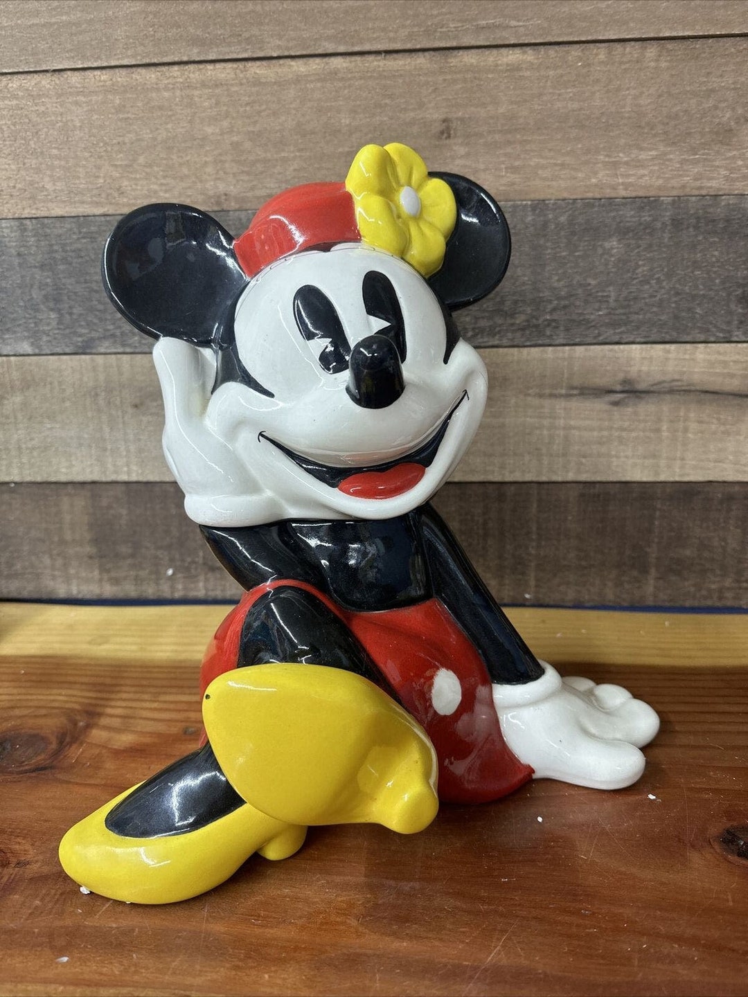 Walt Disney's Minnie Mouse Cookie Jar by Treasure Craft Vintage - Etsy