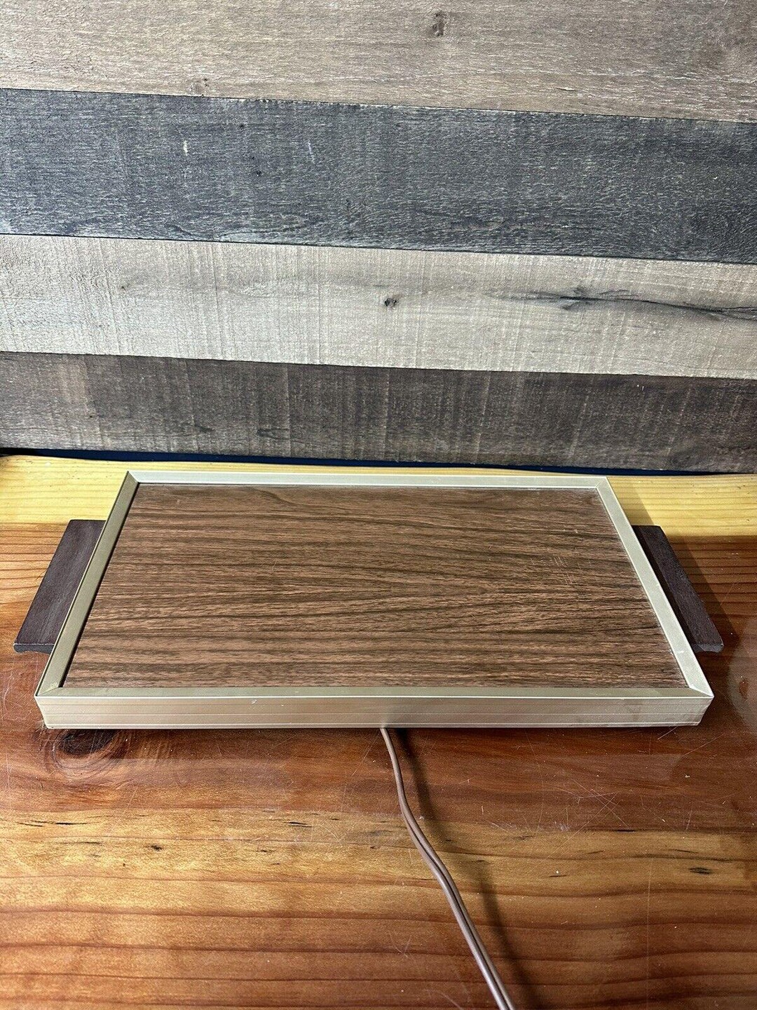 Vintage Cornwall Devon Electric Tray. 1425 Wood Grain. - Etsy