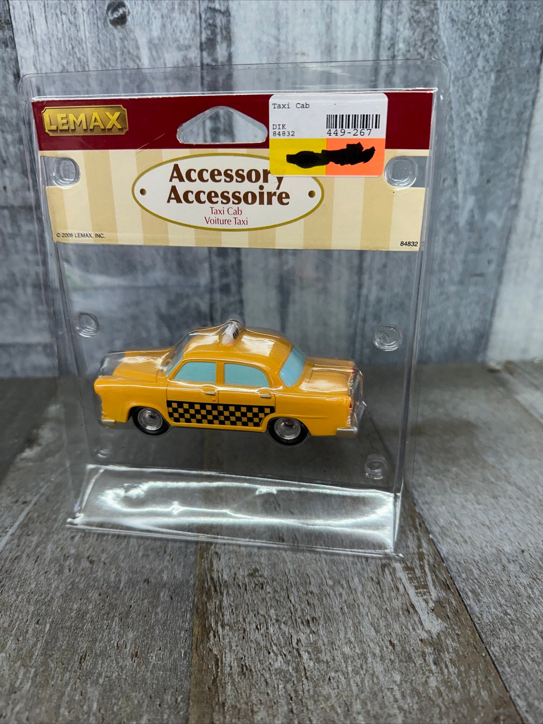 Lemax Village Taxi Cab - Etsy