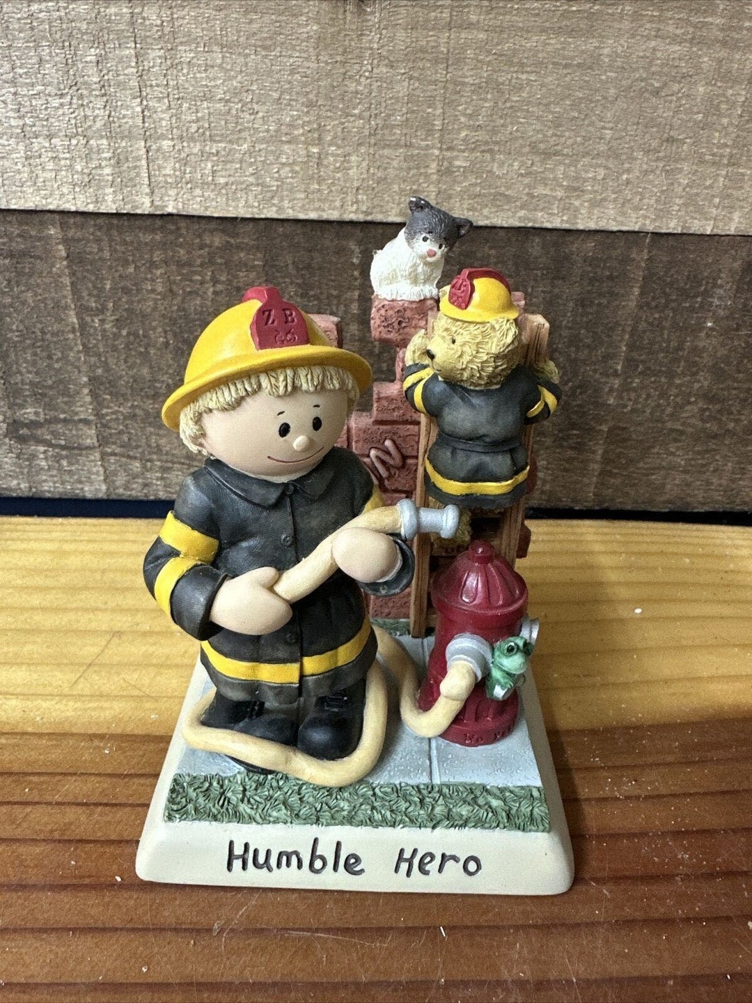 Pavilion Gift Company Zingle - Berry Humble Hero Fire Fighter and Bear ...