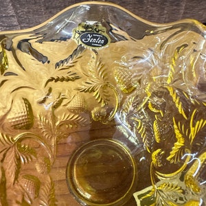 Vintage Fenton Yellow Glass Strawberry Basket 7.5” - Etsy