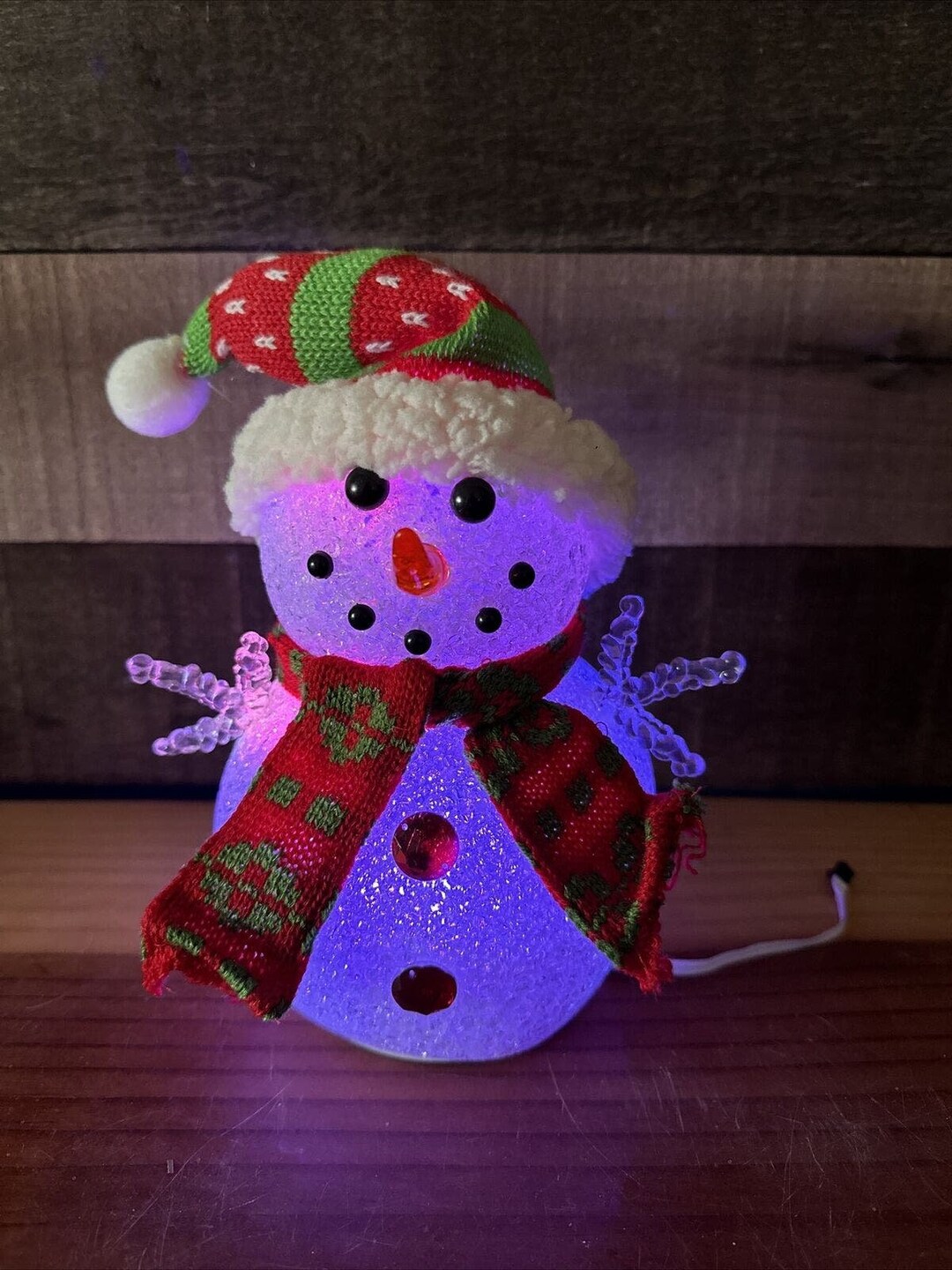 Melted Popcorn Color Changing Snowman 9” - Etsy