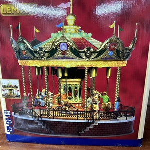 Lemax Sunshine Carousel Merry Go Round No Movement-in Box - Etsy