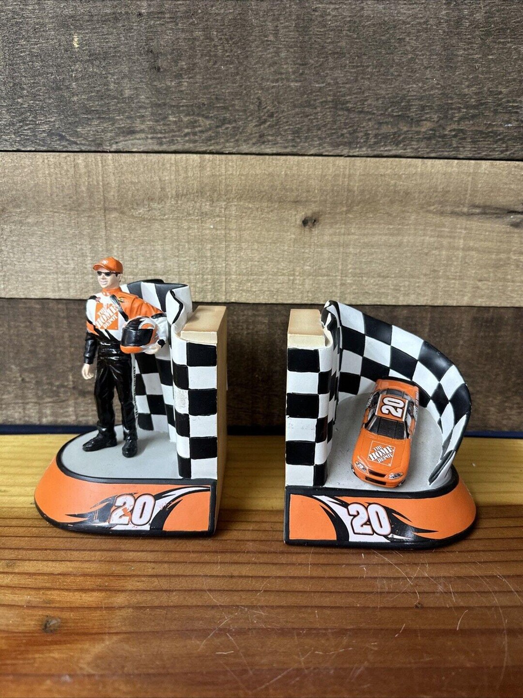 Joe Gibbs Racing Bookends - Etsy
