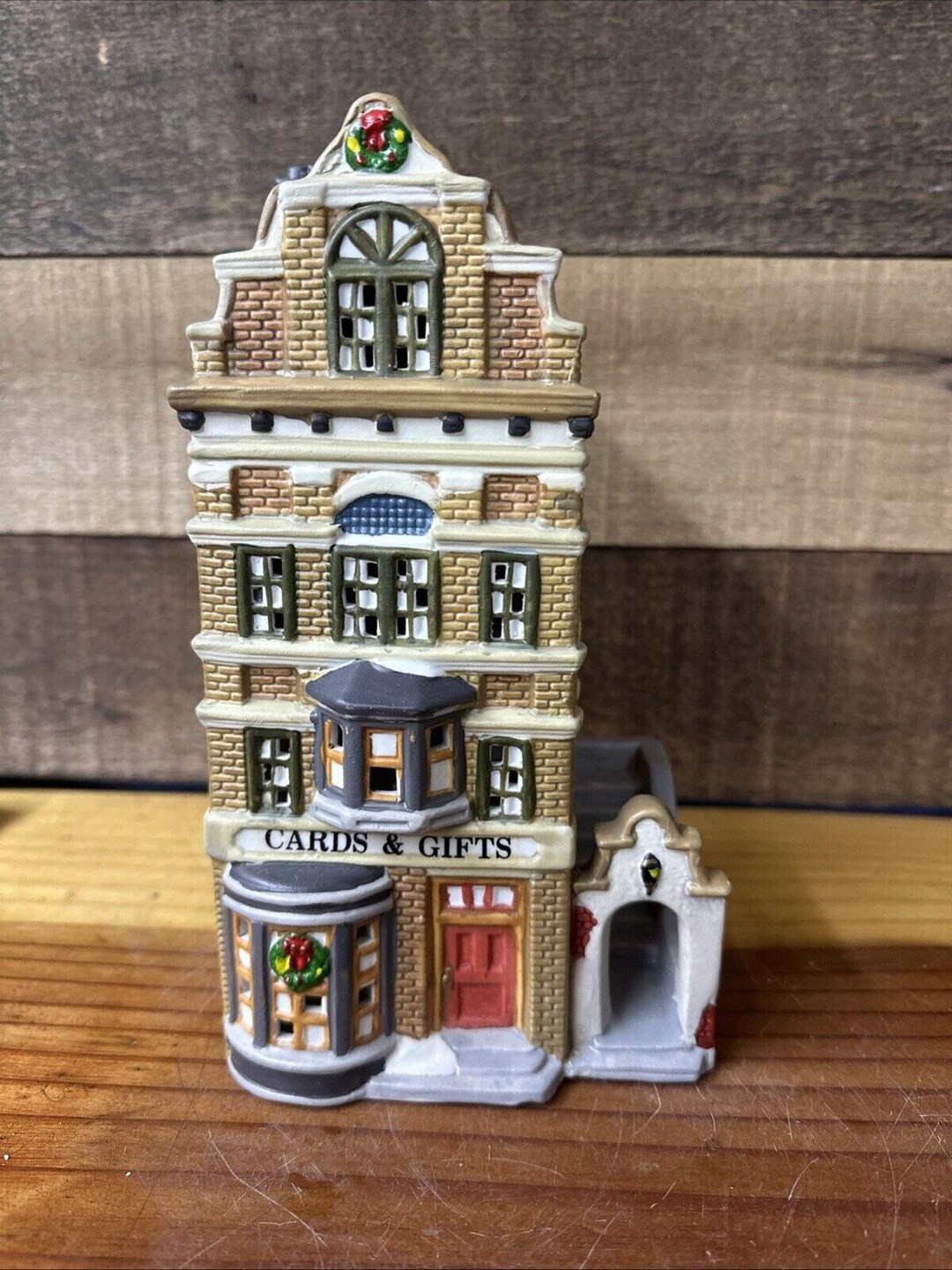 1995 O'well Dickens Keepsake Lighted Porcelain House Heartland Cards ...
