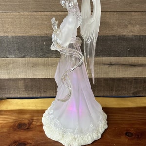 Acrylic Lucite Color Changing Angel 18” Tall - Etsy