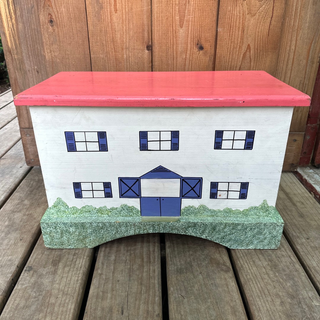 Handmade Wooden Toy Doll Box Looks Like a House - Etsy