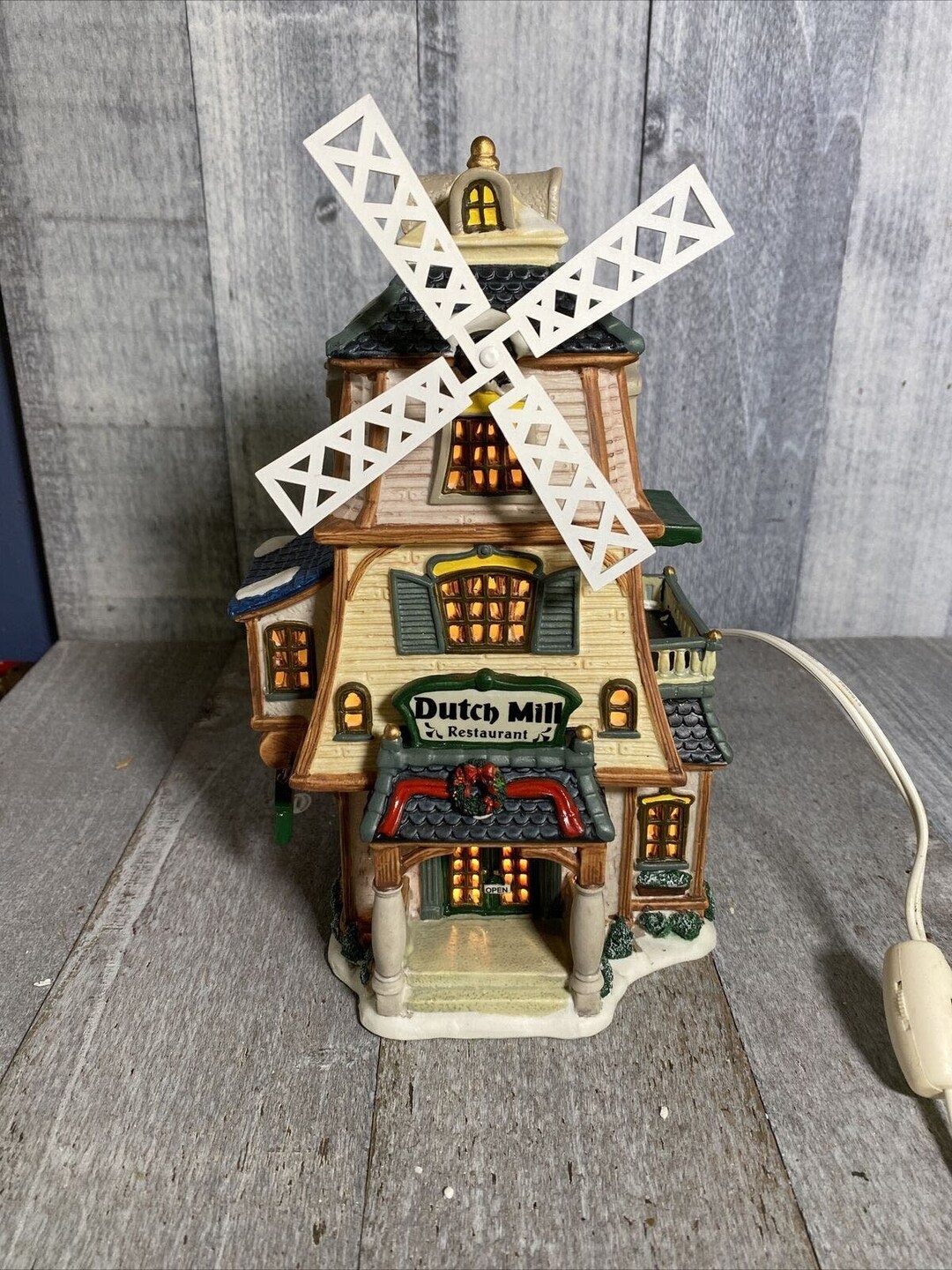 Lemax Dutch Mill Restaurant Windmill Village 2002 - Etsy