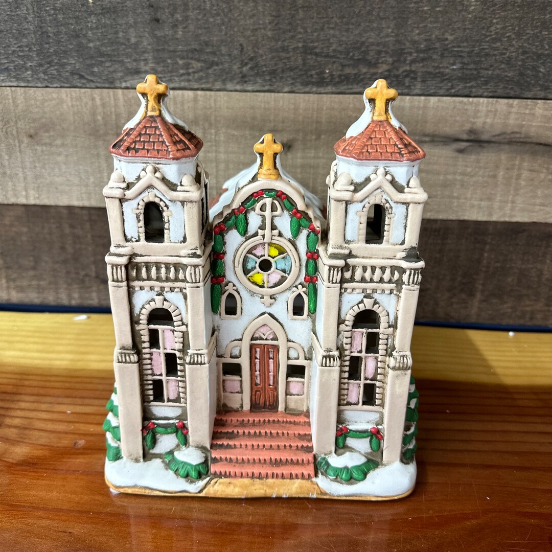 Lefton Colonial Village Mission Church - Etsy