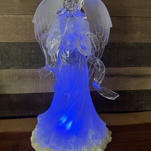 Acrylic Lucite Color Changing Angel 18” Tall - Etsy