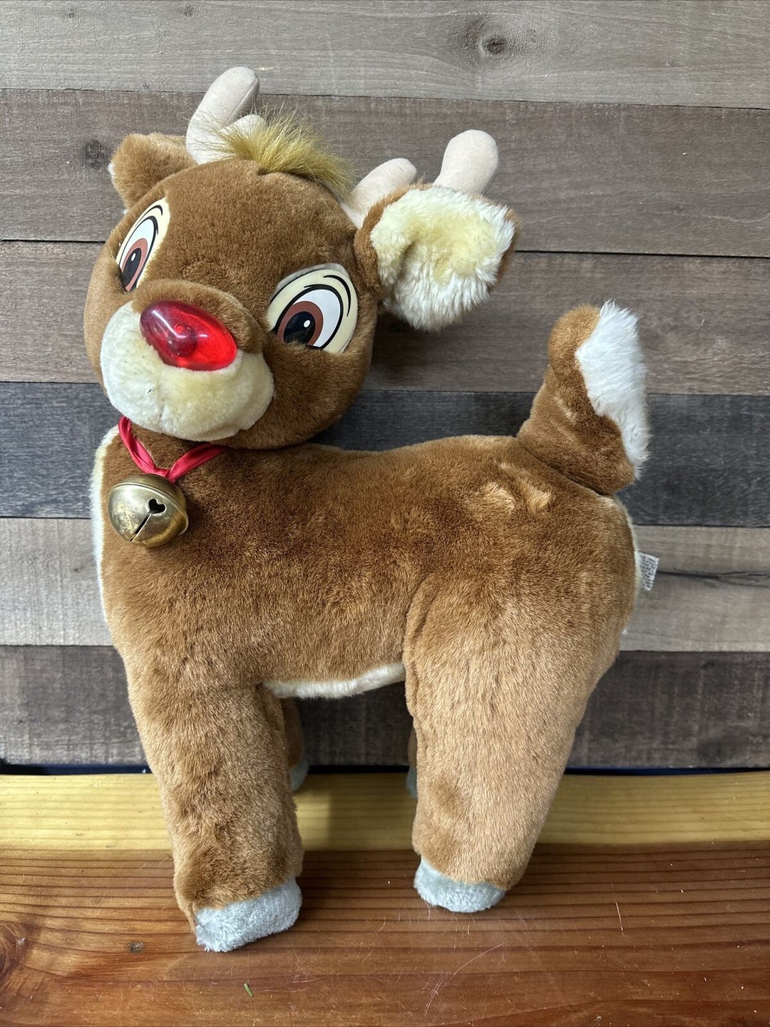 Vintage Rudolph the Red Nosed Reindeer Large 21 Tall Applause Inc ...