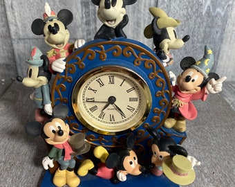 Mickey Mouse Desk Clock - Etsy