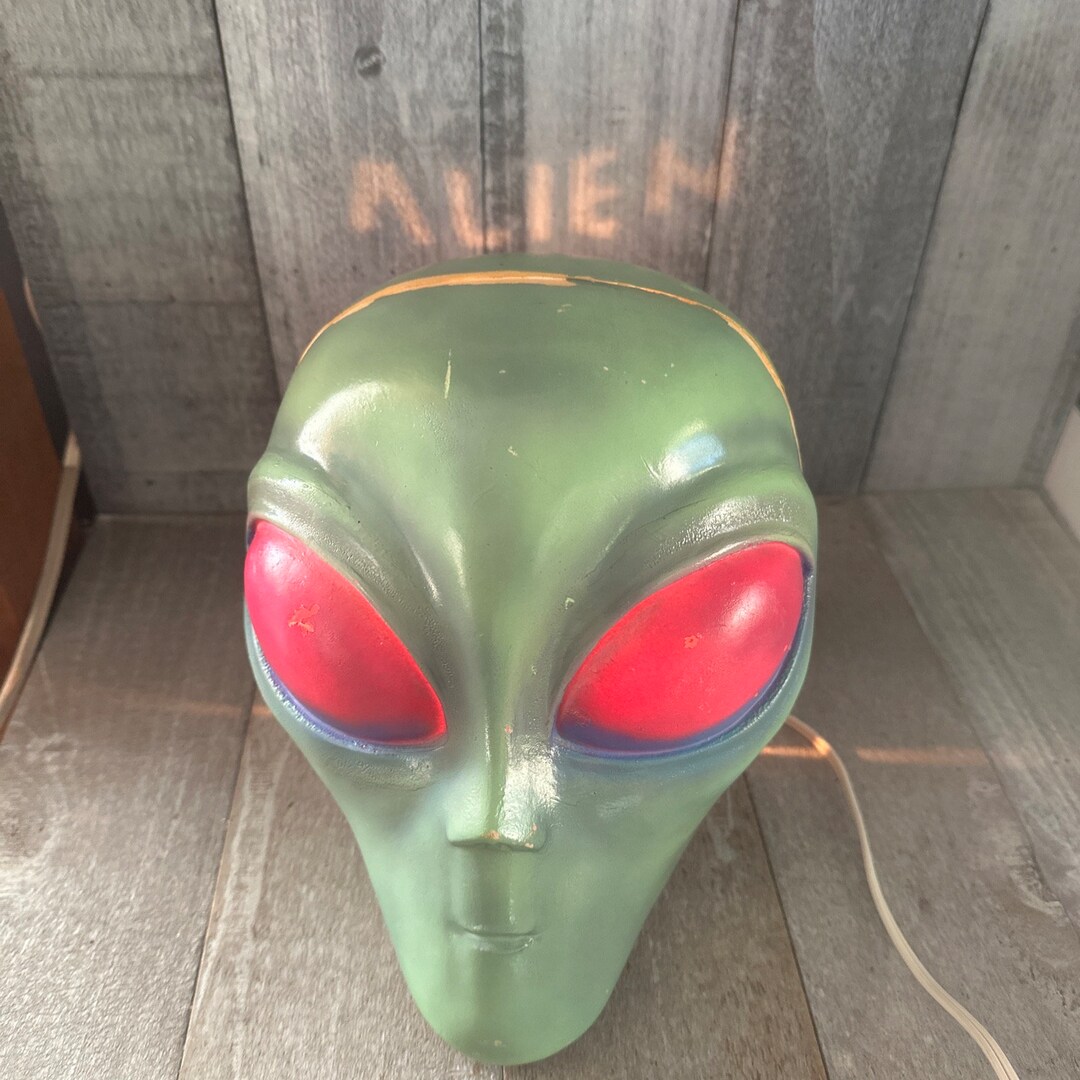 Rare 1995 Alien Head Light up Foam Light Trendmasters - Etsy