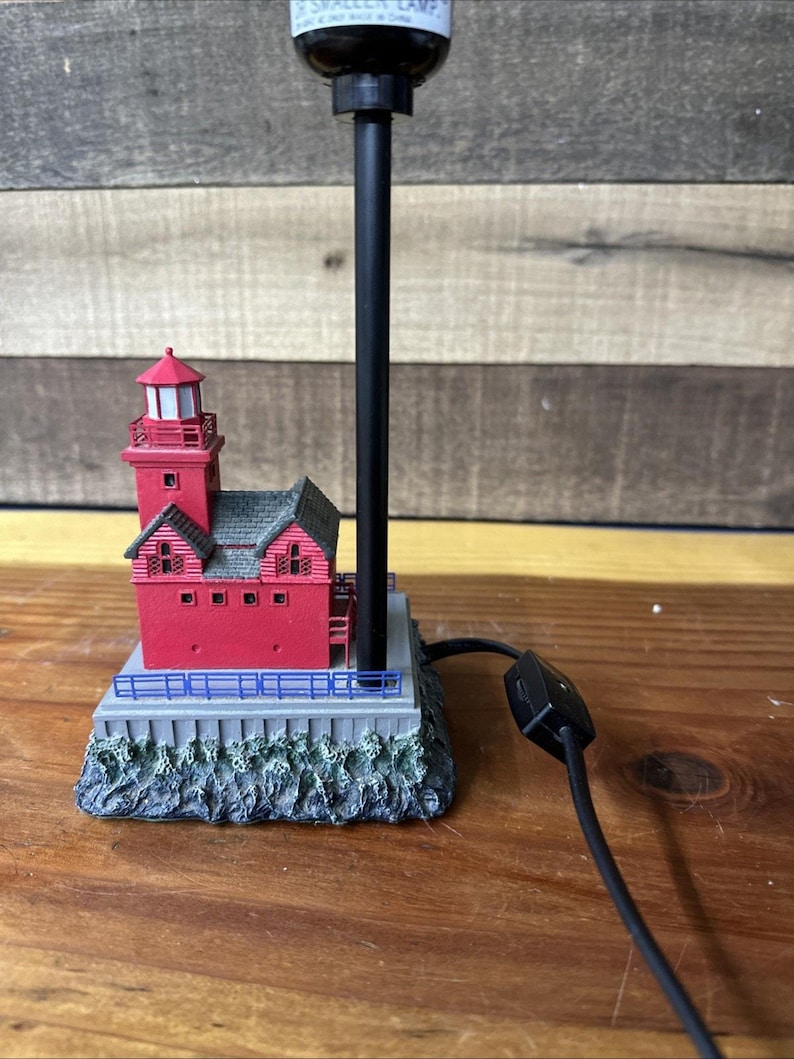 Rare Lefton Store Display Holland Harbor Lighthouse Lamp - Etsy