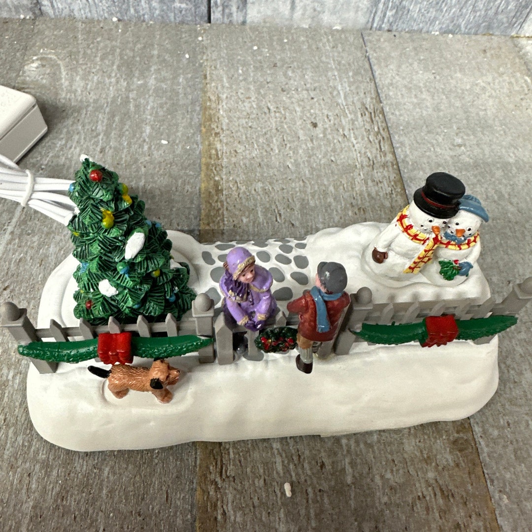 Lemax Swinging Gate Animated Table Accent - Etsy