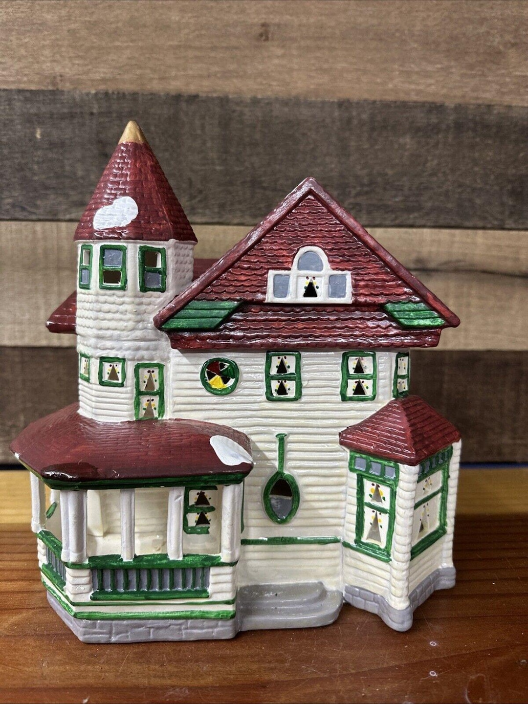 Christmas Village Yuletide Snow Hamlet Collection Victorian Golden Dome ...