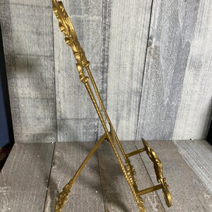Cast Iron Brass Mid Century French Victorian Display Easel - Etsy