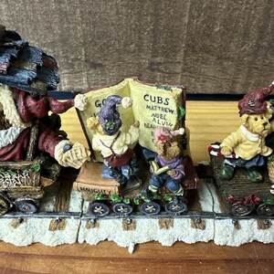 Boyds Bears Danbury Mint Santa Bear Special 6-car Christmas Train Set ...