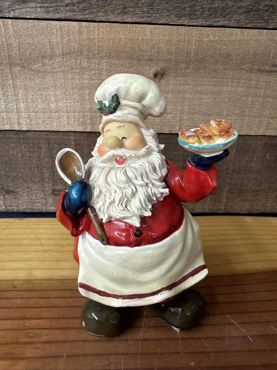 Santa Baker Resin Figure 7” - Etsy
