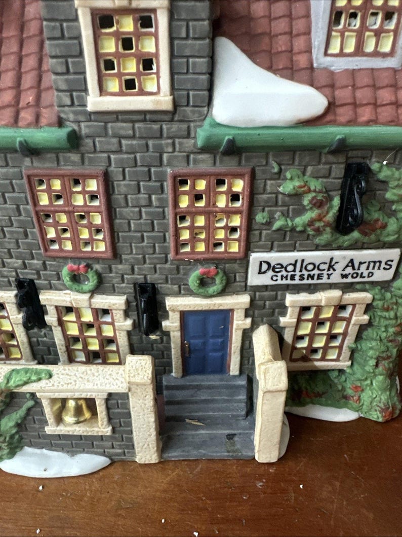 Dept. 56 Dickens' Village Series Dedlock Arms -missing Attachments - Etsy