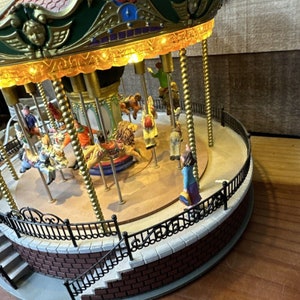 Lemax Sunshine Carousel Merry Go Round No Movement-in Box - Etsy