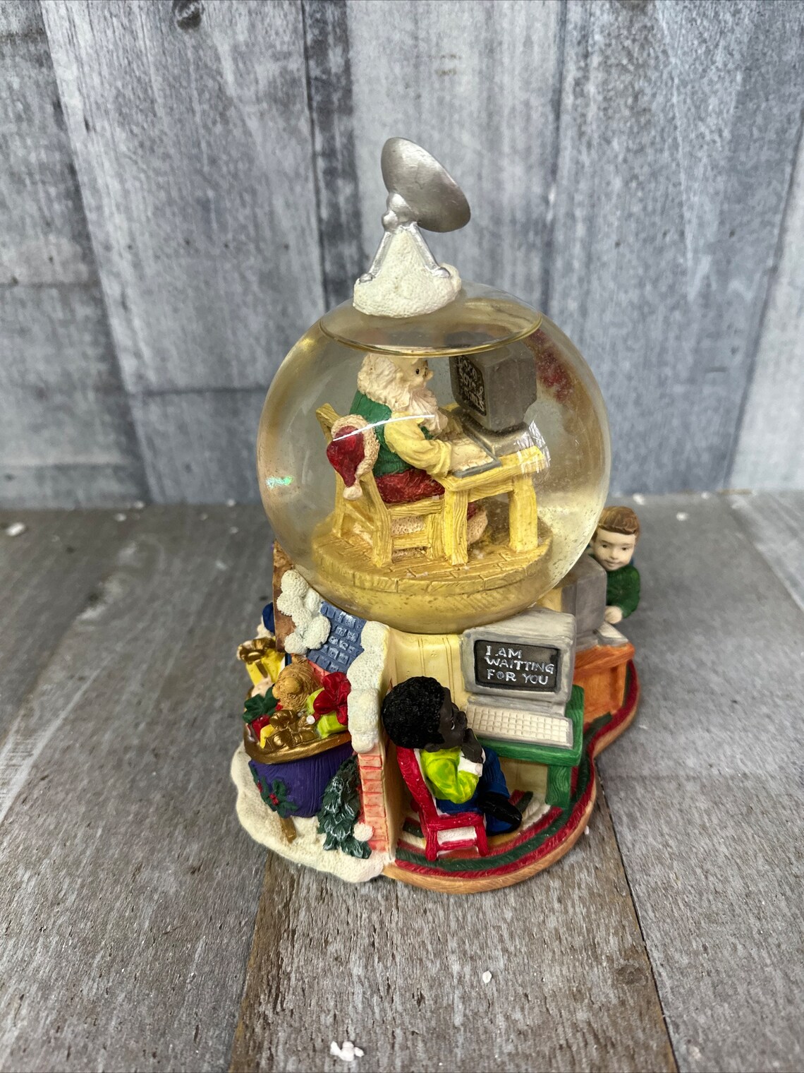 Santa Musical Snowglobe by Holly Tree - Etsy
