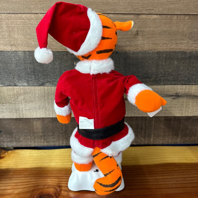 Gemmy Santa Tigger Singing Dancing Jingle Bells - Etsy