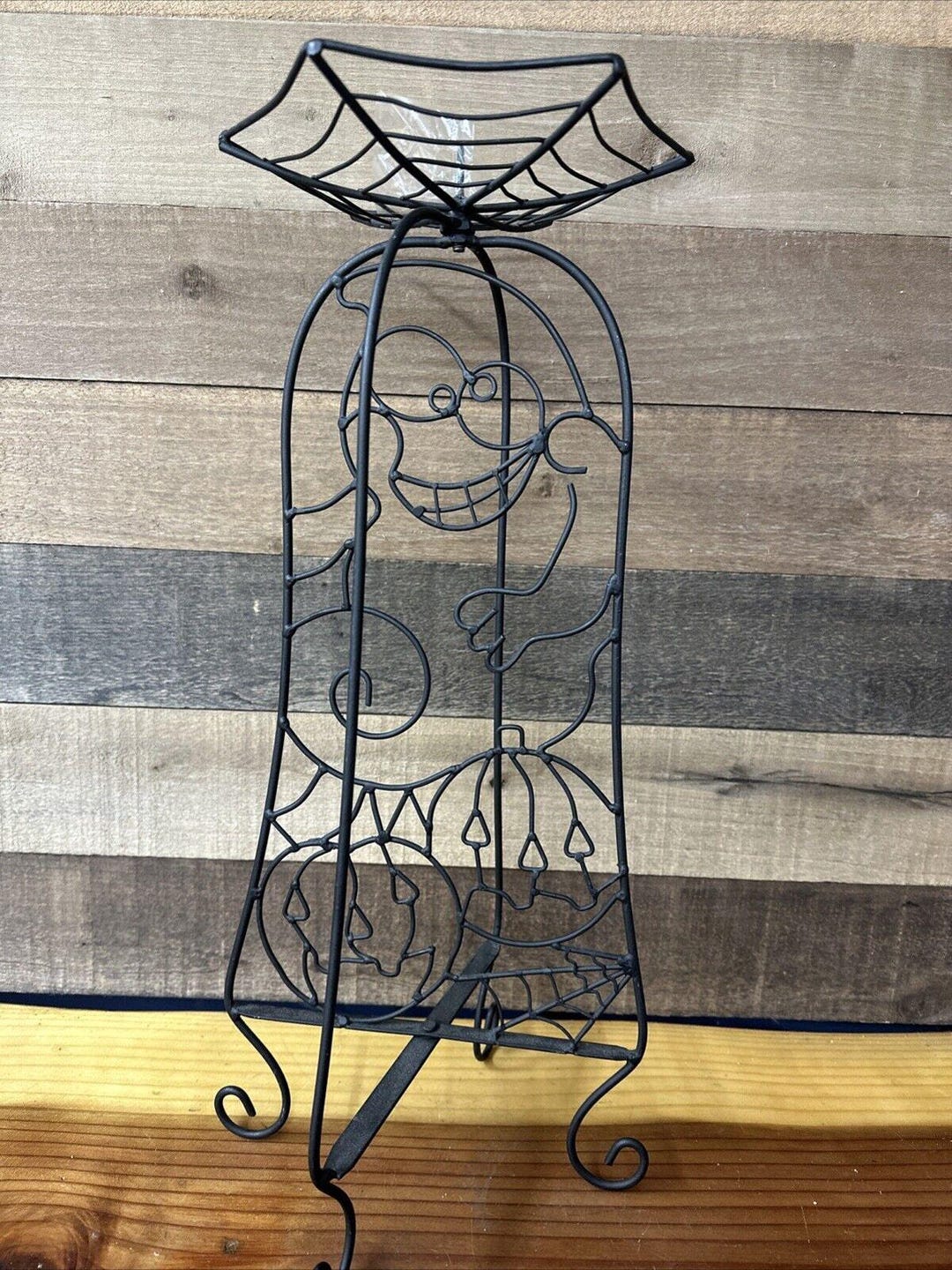 20" Wire Metal Halloween Large Folding Candle Holder Ghost - Etsy