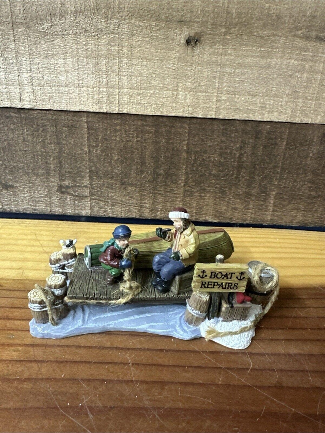St Nicholas Square Boat Dock Christmas Village Landscape Accessory - Etsy