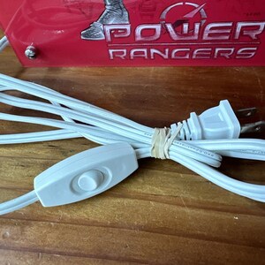 Power Rangers Anniversary Lamp Lighting Fixture Red - Etsy