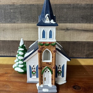 Dept 56 Snow Village 54640 Wedding Chapel With Box - Etsy