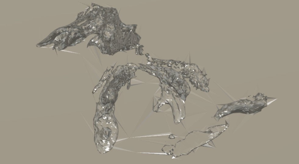 Great Lakes Bathymetry STL File - Etsy