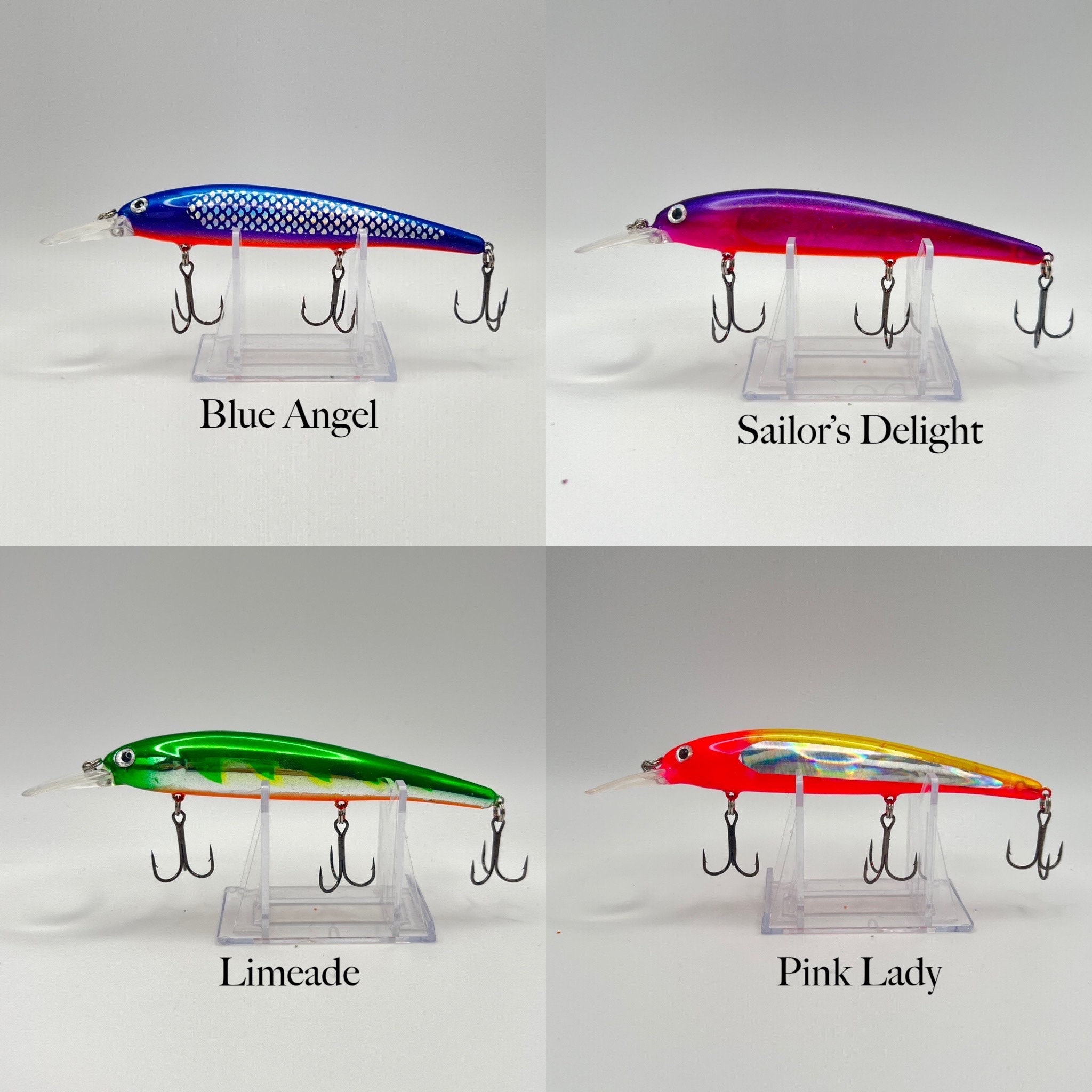 5" Handpainted Shallow Bandit Walleye Shallow Bait - Fishing Lure ...