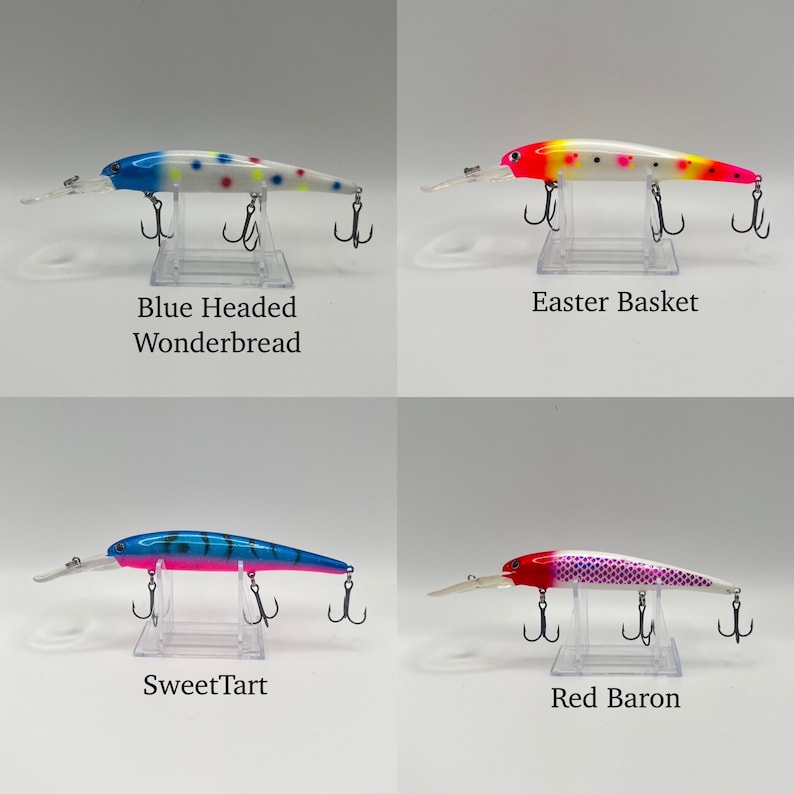 5" Handpainted Deep Bandit Walleye Deep Bait - Fishing Lure - Hand ...