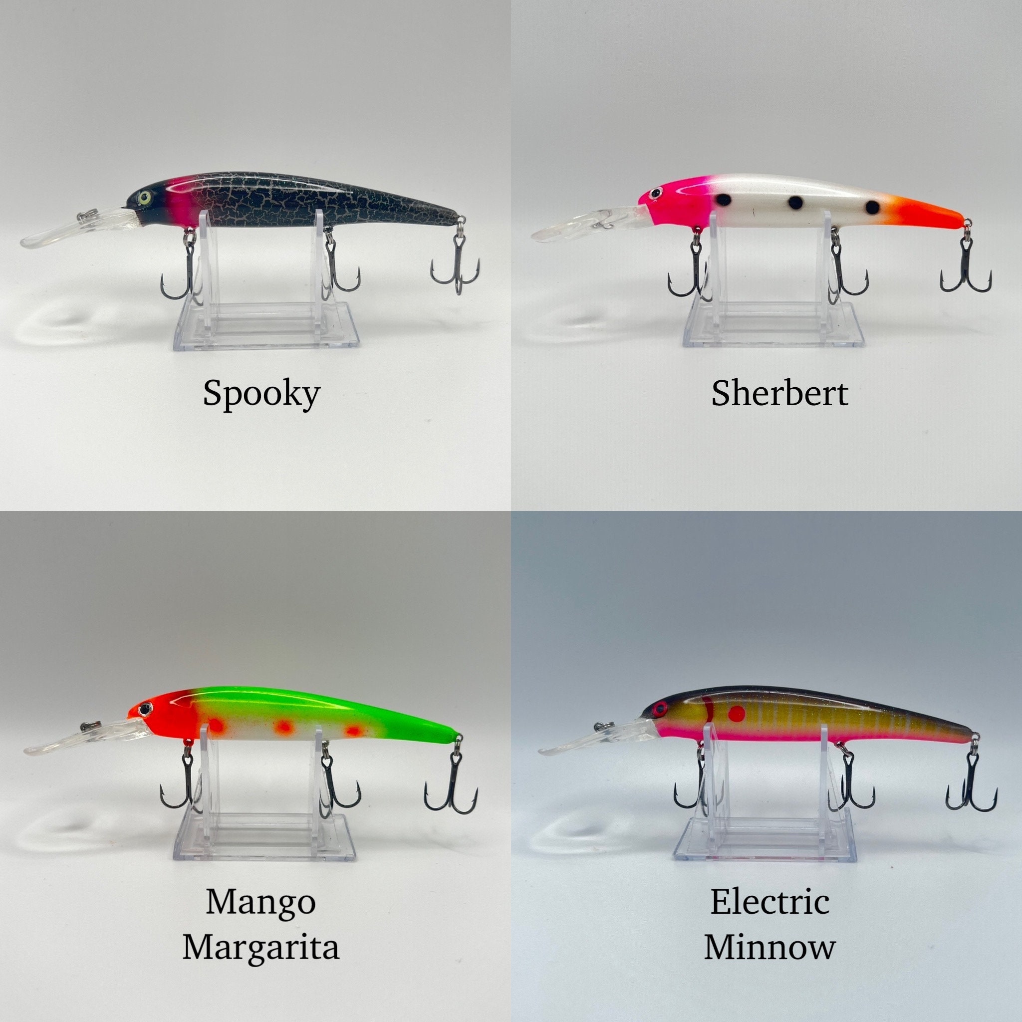 5" Handpainted Deep Bandit Walleye Deep Bait - Fishing Lure - Hand ...