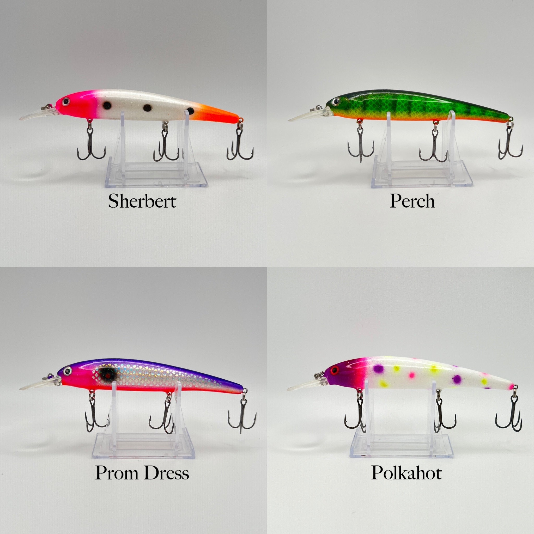 5" Handpainted Shallow Bandit Walleye Shallow Bait - Fishing Lure ...