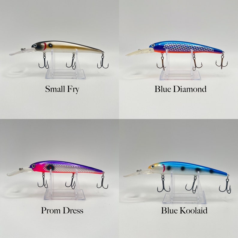 5" Handpainted Deep Bandit Walleye Deep Bait - Fishing Lure - Hand ...