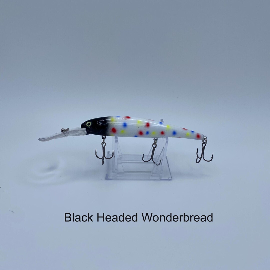 5 Handpainted Bandit Walleye Deep Bait Fishing Lure Hand Crafted ...