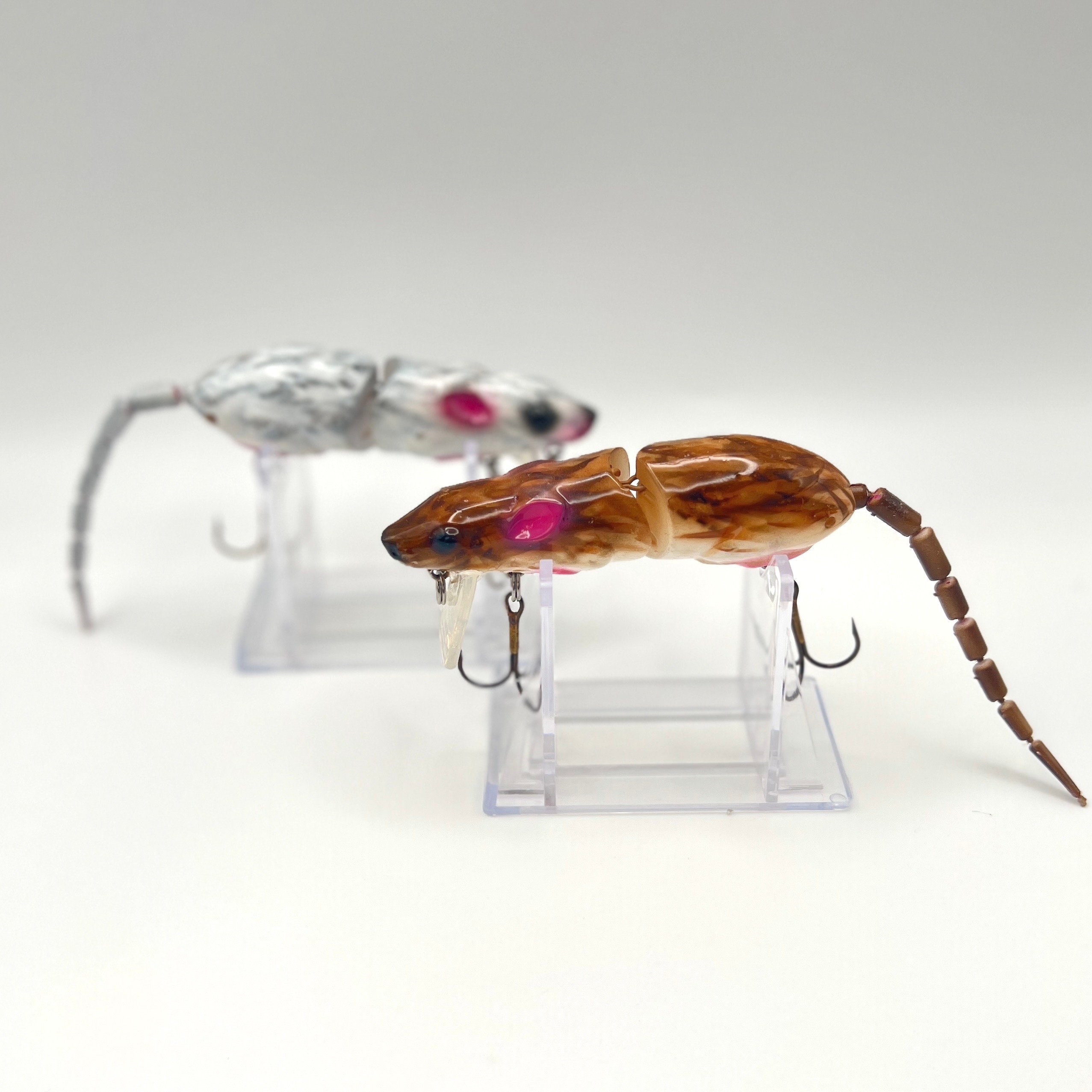Hand Painted Rat Lure Wake Bait - Lifelike Mouse Fishing Lure - Custom ...