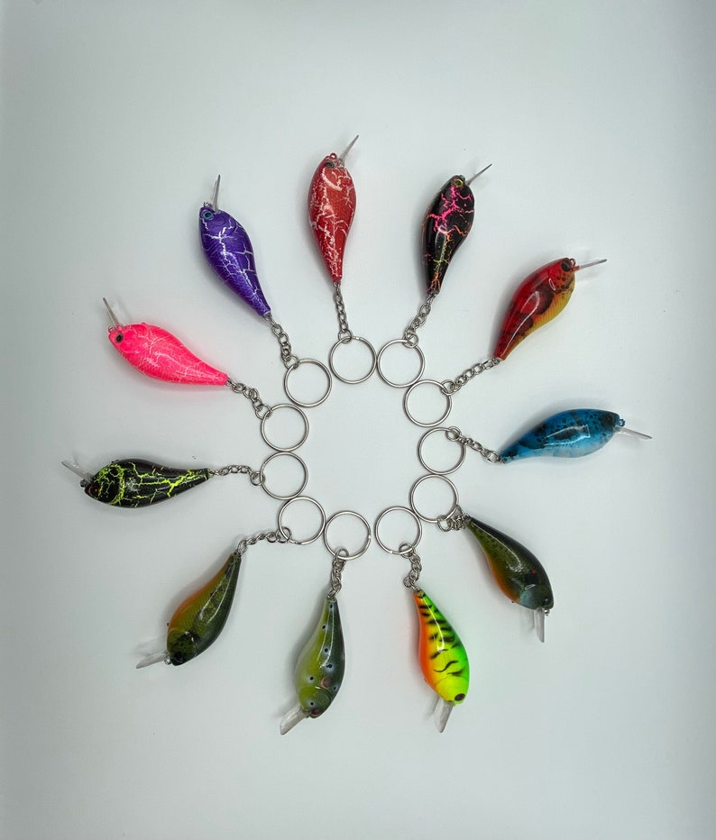 Fishing Lure Keychain - Etsy