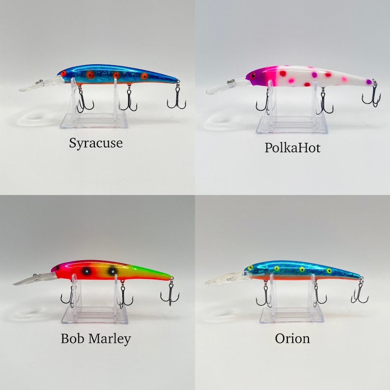 5" Handpainted Deep Bandit Walleye Deep Bait - Fishing Lure - Hand ...