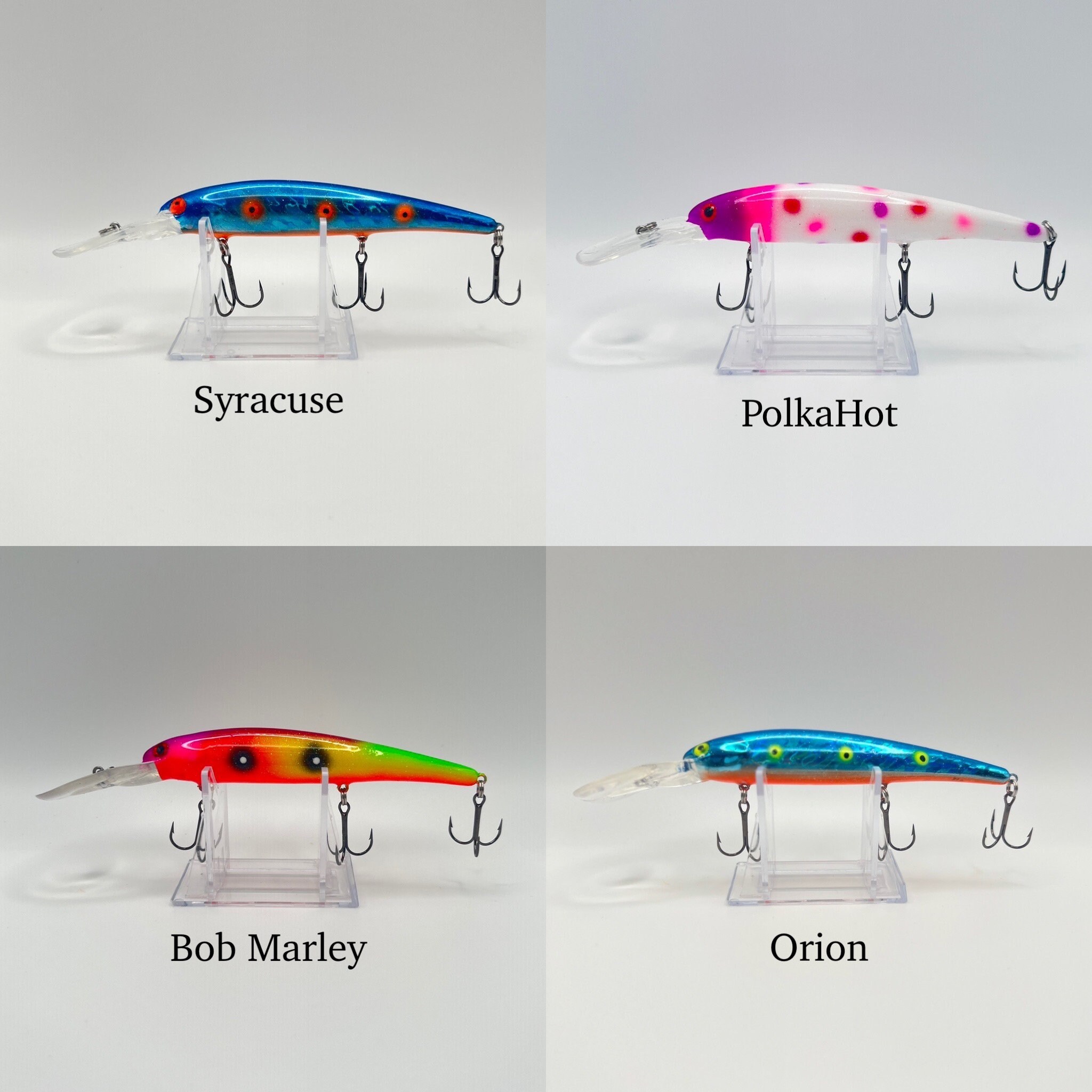 5" Handpainted Deep Bandit Walleye Deep Bait - Fishing Lure - Hand ...