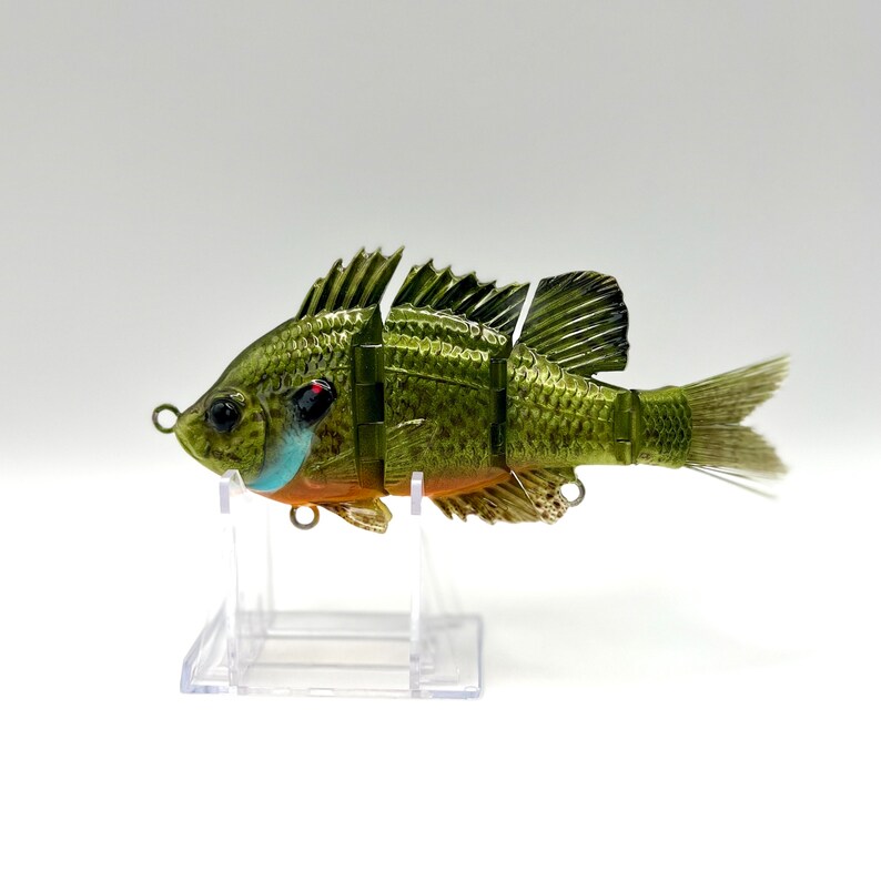 Hand Painted Swimbait Fishing Lures - Realistic Baits - Crappie ...