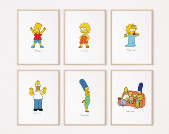 Bart Simpson Wall Art - Etsy