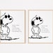 12 Peanuts/snoopy/charlie Brown Character Poster/nursery Kindergarten ...